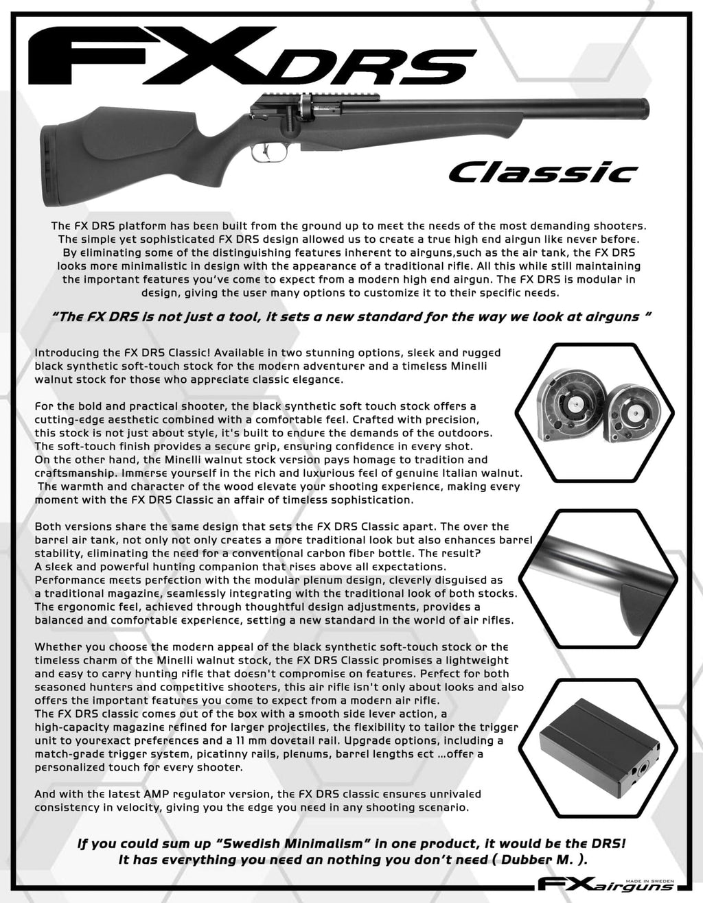 FX DRS Airguns | Precision Tactical & Classic Models – The Pellet Shop