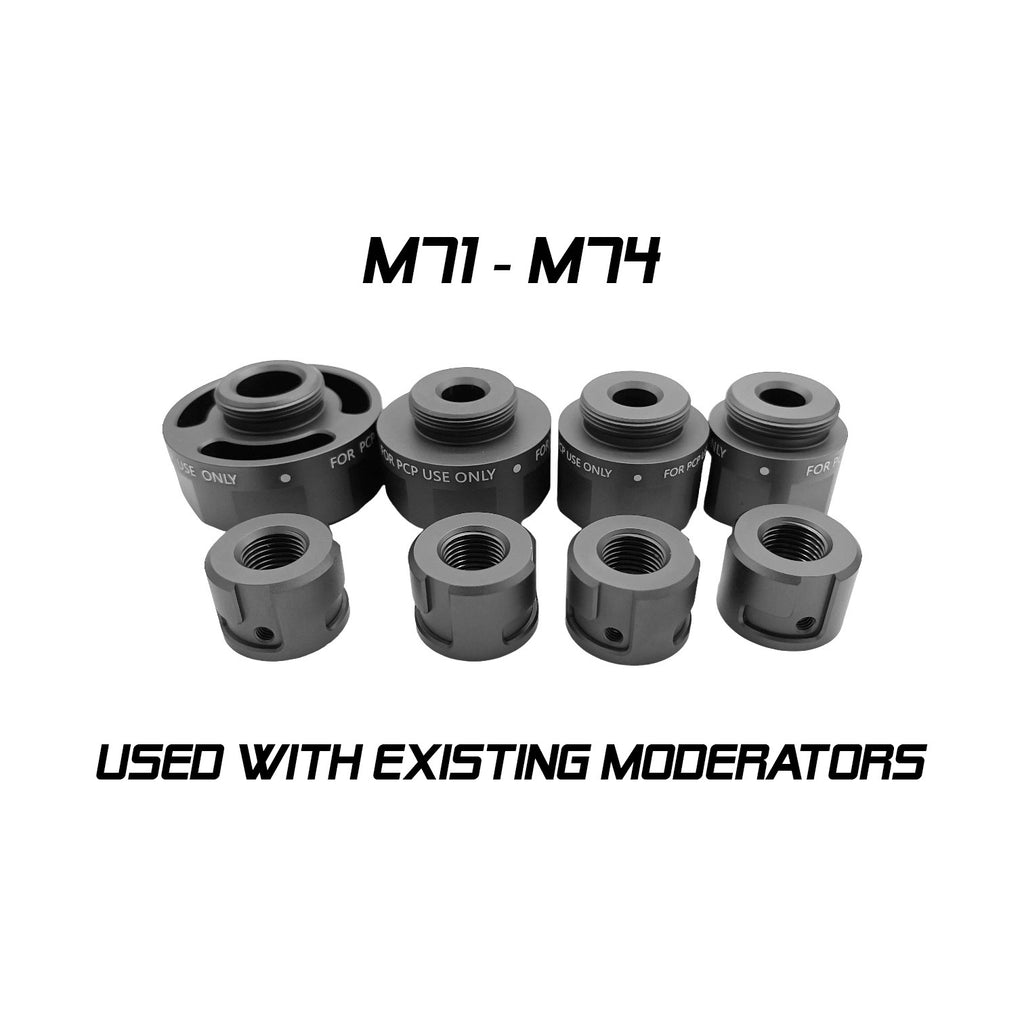 Airgun Moderator Adapters Big Bore Threaded Adapters – The Pellet Shop